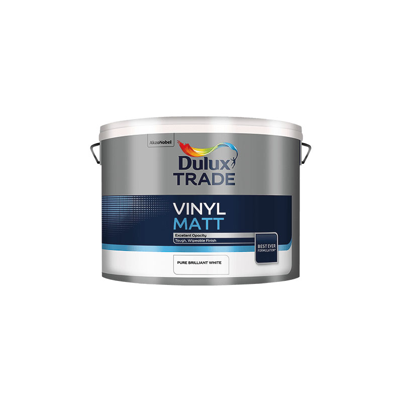 Dulux Trade Vinyl Matt Paint | Top Quality Emulsion for Interior Walls